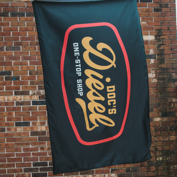 Doc's Diesel Shop Flag