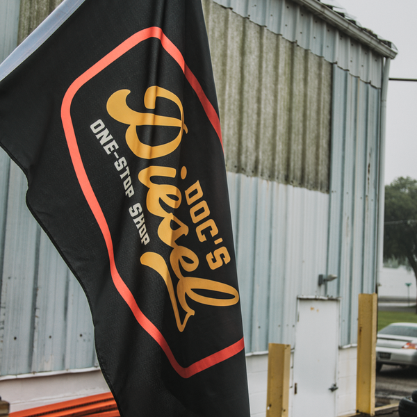 Doc's Diesel Shop Flag