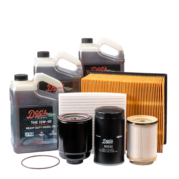 Doc's Diesel 15W-40 Full Synthetic Oil + Filter Maintenance Kit DGF410 ...