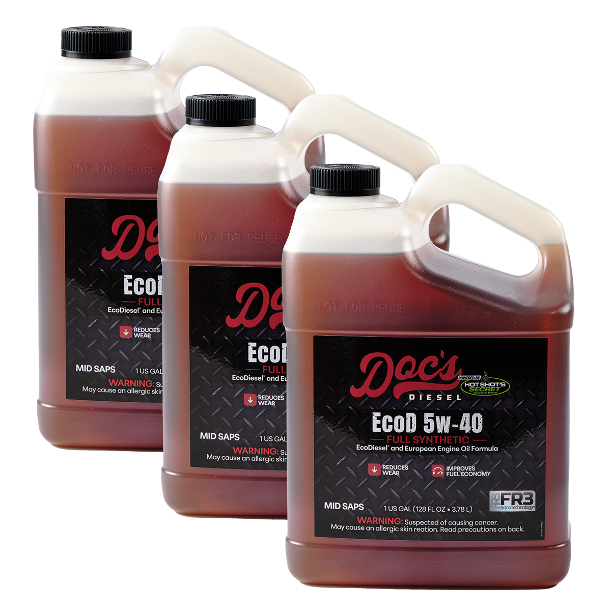 Doc's Diesel The EcoD 5W-40 Full Synthetic EcoDiesel Engine Oil