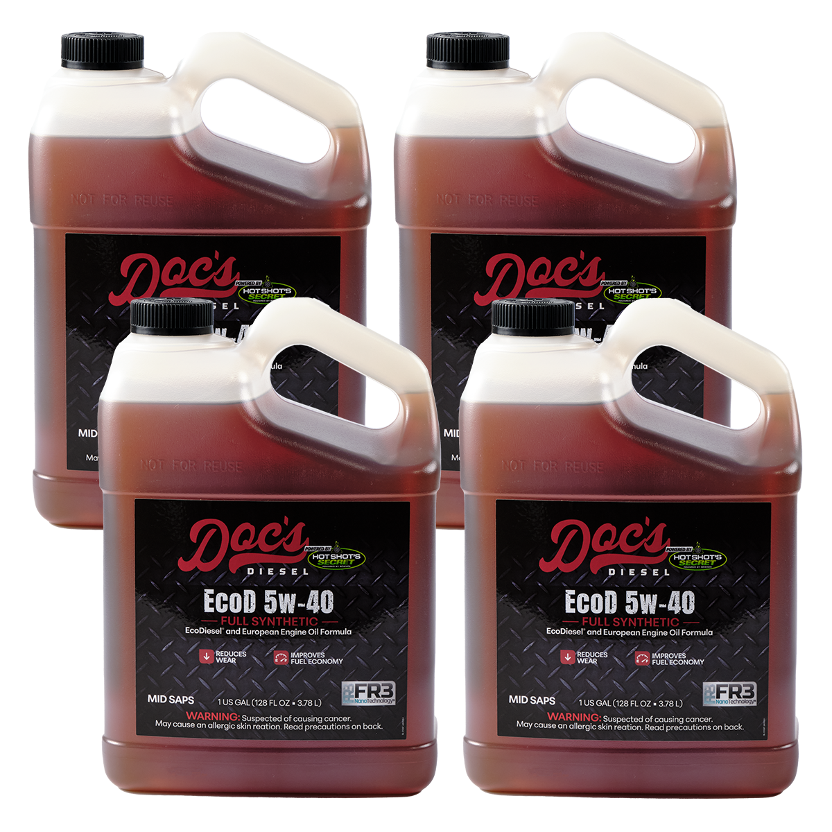 Doc's Diesel The EcoD 5W-40 Full Synthetic EcoDiesel Engine Oil
